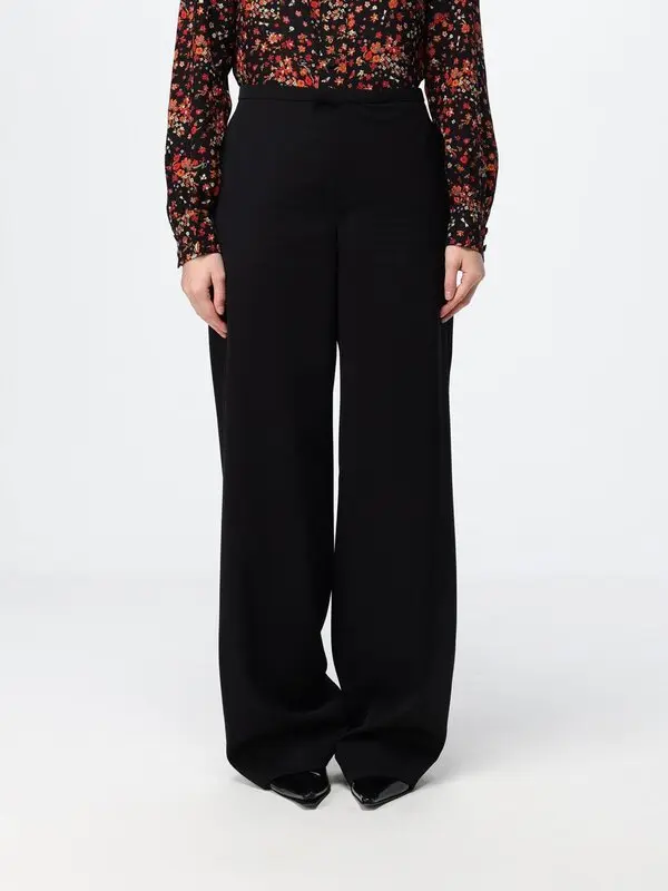 Gucci High-waisted Wide-leg Wool Palazzo Trousers - Black