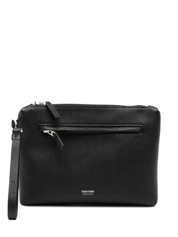 TOM FORD Grained Leather Pouch