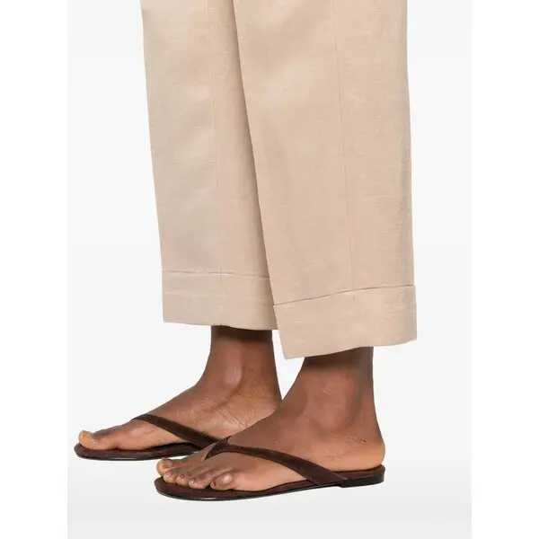 Peserico Neutrals Trousers Tailored Trousers
