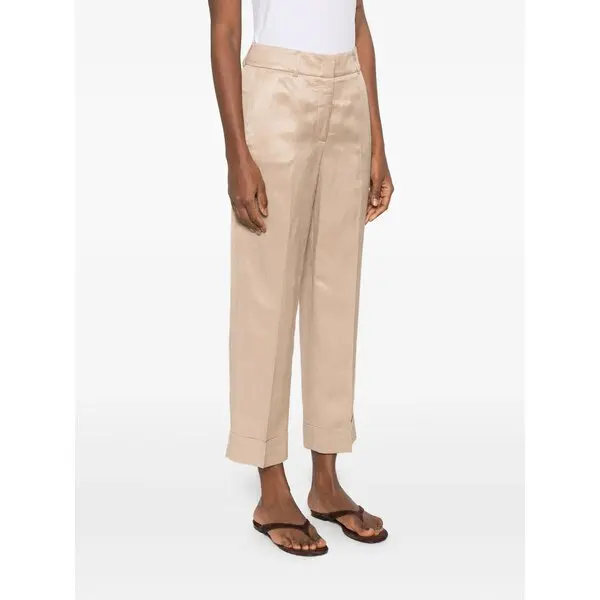 Peserico Neutrals Trousers Tailored Trousers