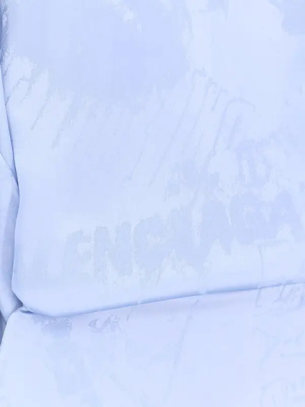 Balenciaga Wrap Silk Mini Dress