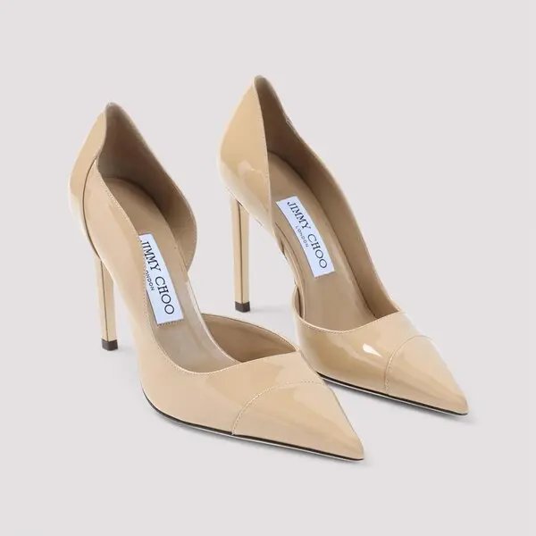 JIMMY CHOO Brigitte 100 Patent Leather Pumps