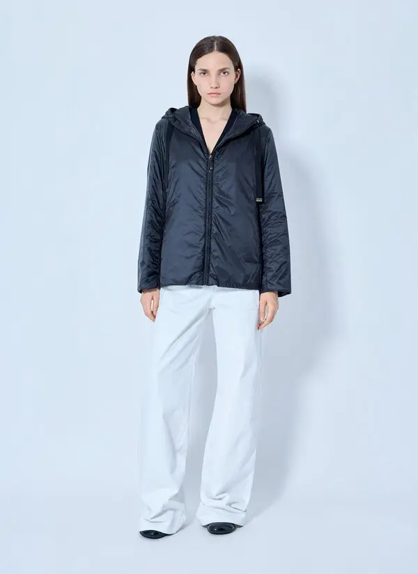 Max Mara Hooded Puffer Jacket - Black