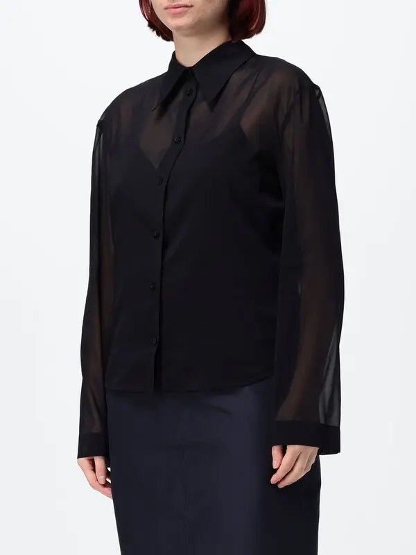 Gucci Silk Chiffon Shirt - Black