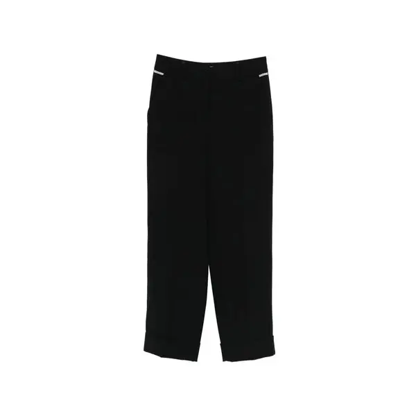 Peserico Trousers Straight Trousers - Black