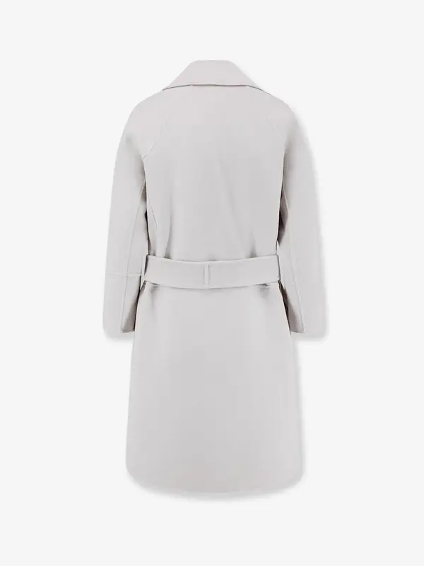 Max Mara Arona Pure Virgin Wool Coat - Cream