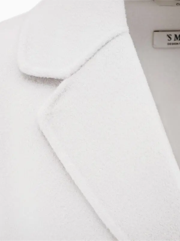 Max Mara Arona Pure Virgin Wool Coat - Cream