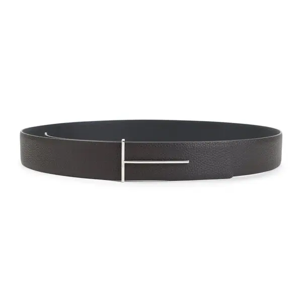 TOM FORD Calf Leather Belt - Brown
