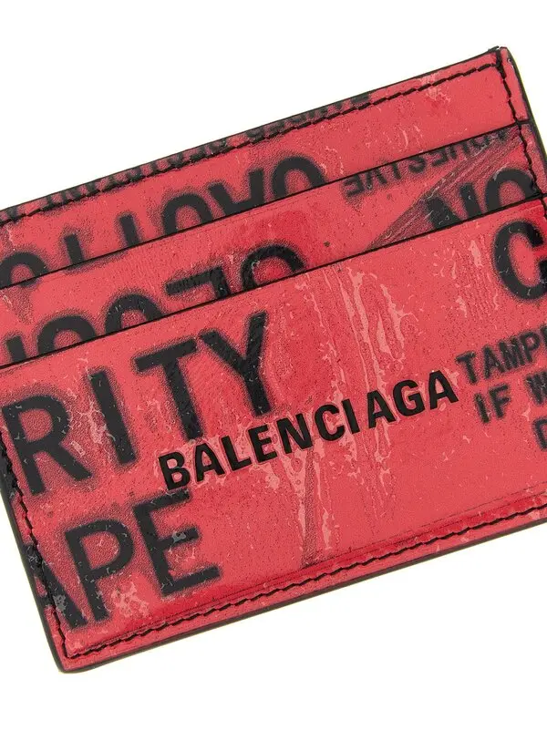 Balenciaga Tape Type' Card Holder
