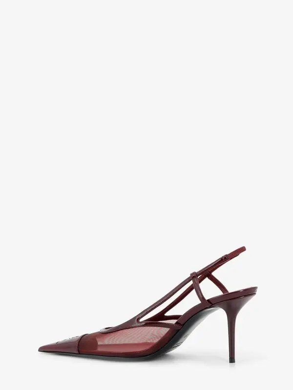 Saint Laurent Renee Mesh Pump With Cassandre Toe - Multicolor
