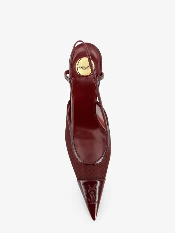 Saint Laurent Renee Mesh Pump With Cassandre Toe - Multicolor