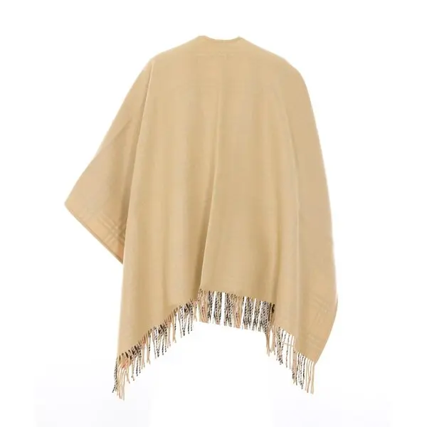 Burberry Reversible Check Wool Cape
