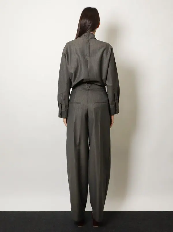 Bottega Veneta Wool And Mohair Trousers - Multicolor