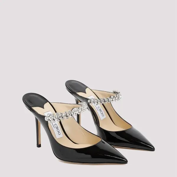JIMMY CHOO Bing 100 Patent - Black