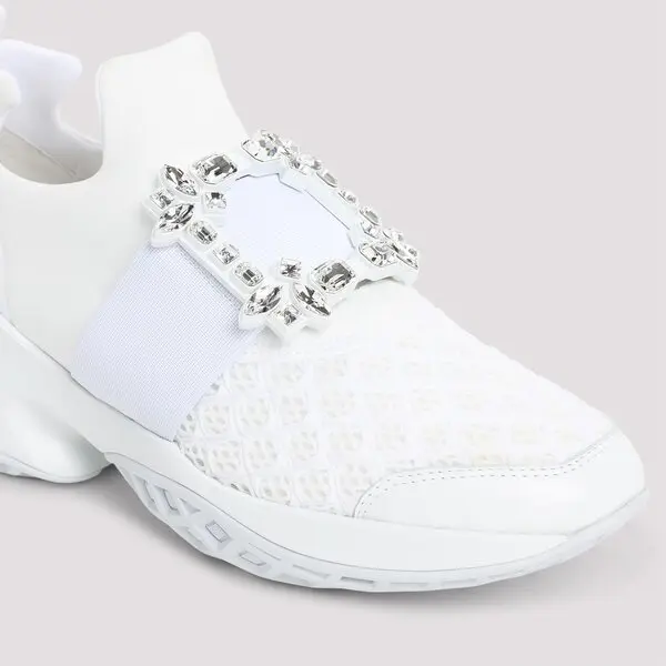 ROGER VIVIER Run Strass Buckle Sneakers