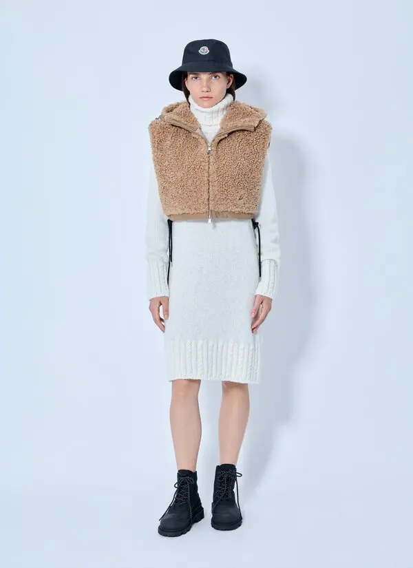 Moncler Sherpa Hooded Overlay
