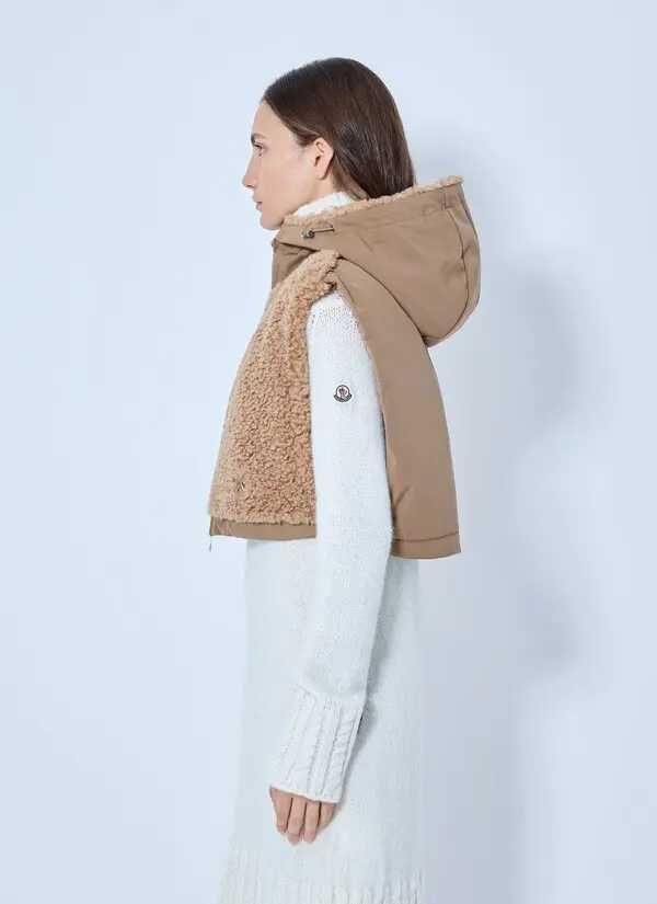 Moncler Sherpa Hooded Overlay