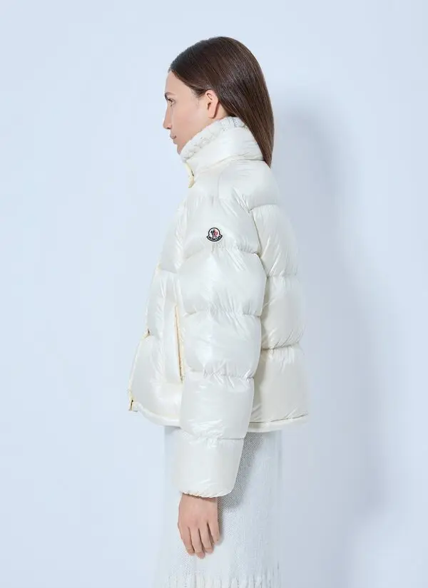 Moncler Tepice Short Down Jacket - White