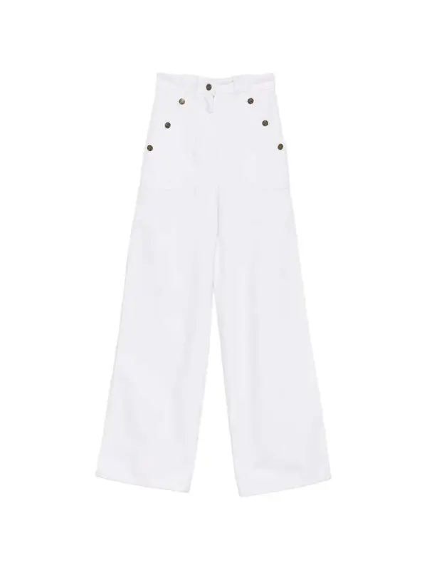 Max Mara Wide-leg Trousers - White