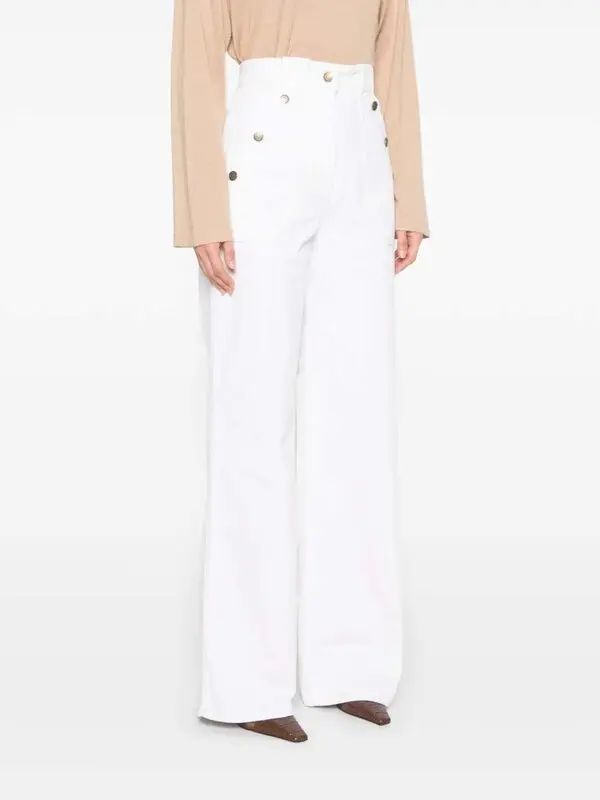 Max Mara Wide-leg Trousers - White