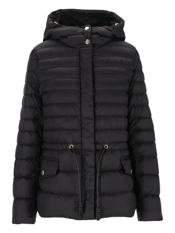 Moncler Short Down Jacket Raies - Black