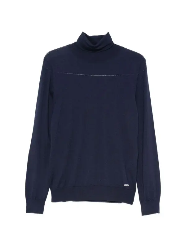 Brioni Cashmere And Silk Turtle-neck Sweater