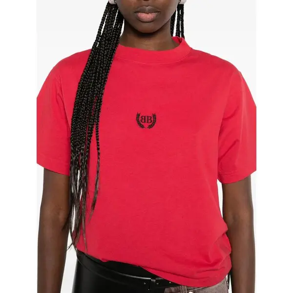 Balenciaga Tops T-shirts & Jerseys - Red