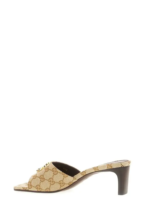 Gucci Monogram Mules
