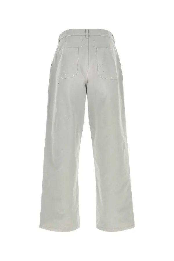 MAISON MARGIELA Light Grey Cotton Pant