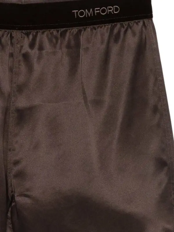 TOM FORD Silk Satin Pajama Shorts