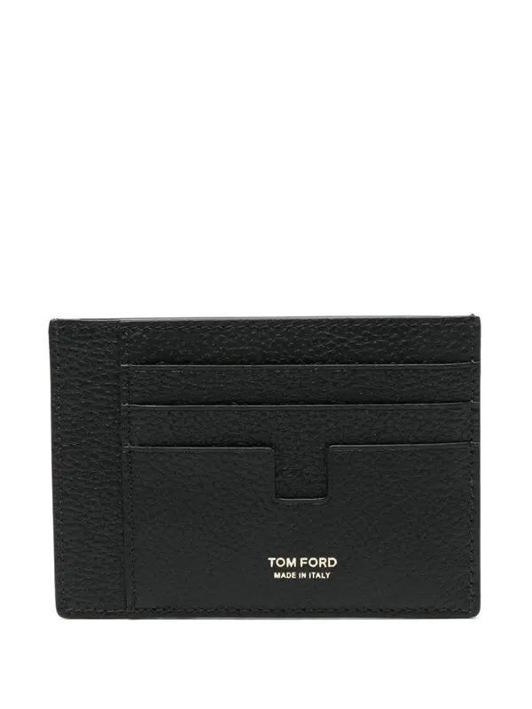 TOM FORD Printed Leather Cash Card Holder
