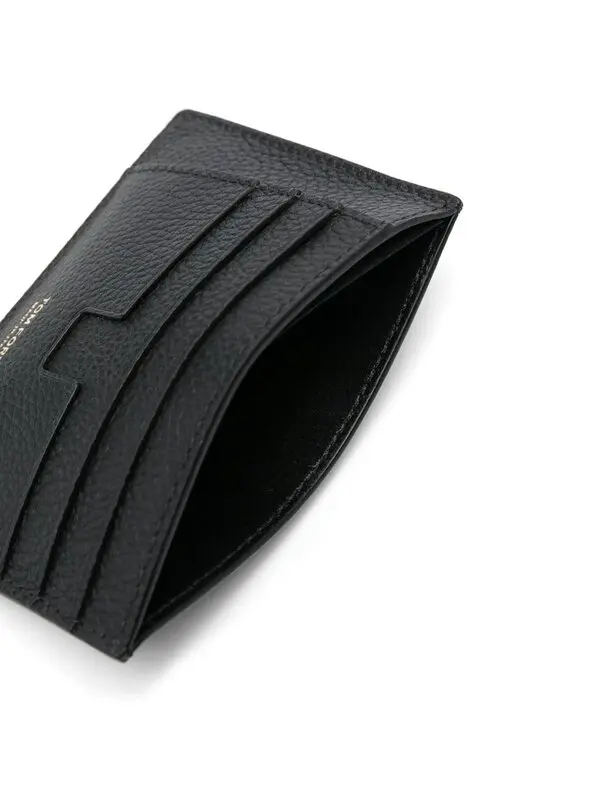 TOM FORD Printed Leather Cash Card Holder