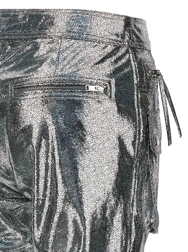 Isabel Marant Étoile Crackle Leather Trousers