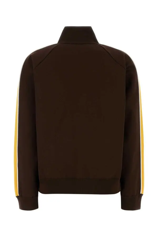 Miu Miu Chocolate Tech Fabric Sweatshirt