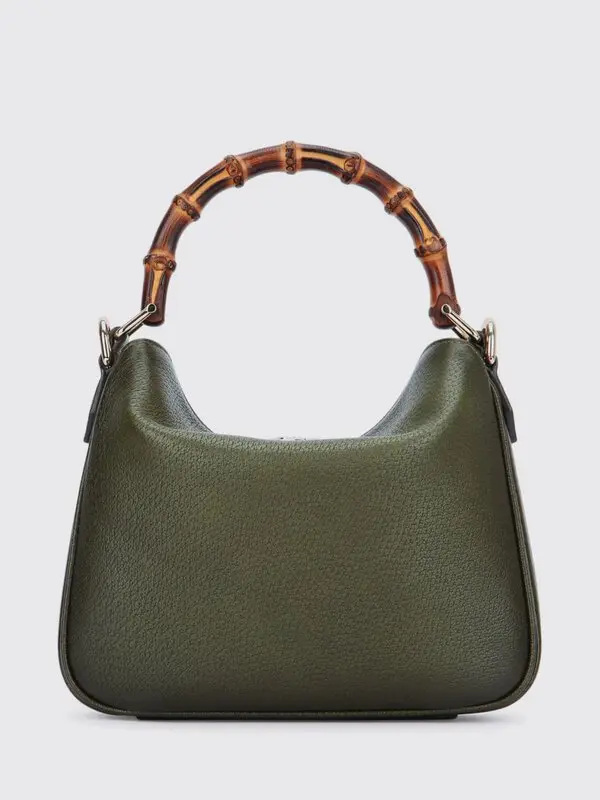 Gucci Diana Mini Grained Leather Bag - Green