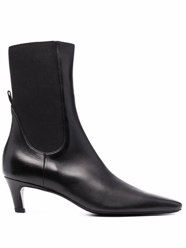 TOTEME Leather Ankle Boots