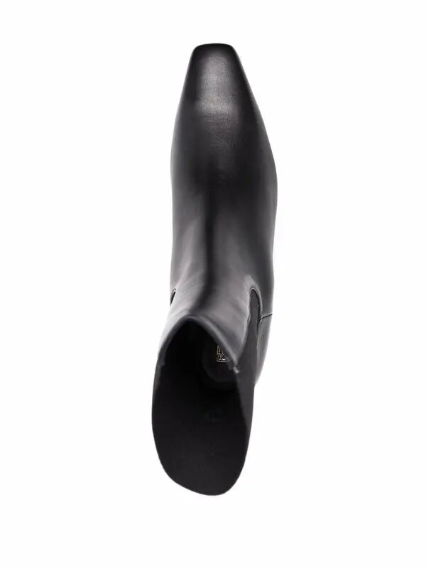 TOTEME Leather Ankle Boots - Multicolor