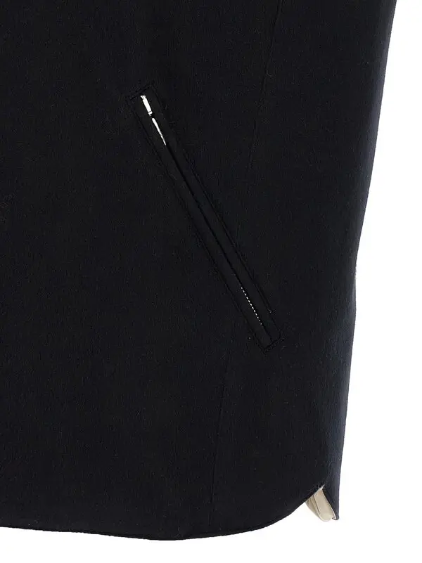 Brunello Cucinelli Padded Wool Vest - Black