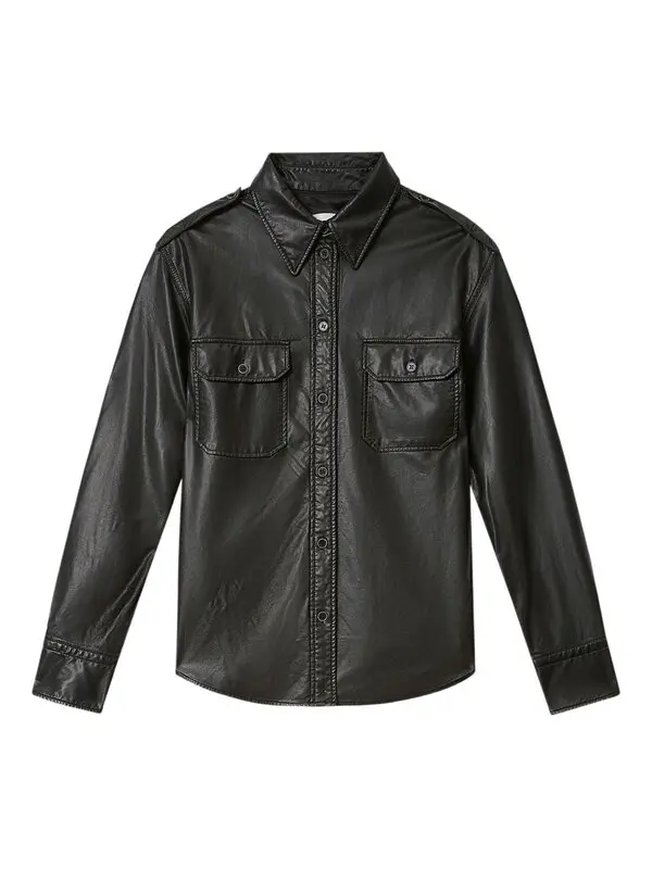 Isabel Marant Étoile Faux Leather Shirt - Multicolor