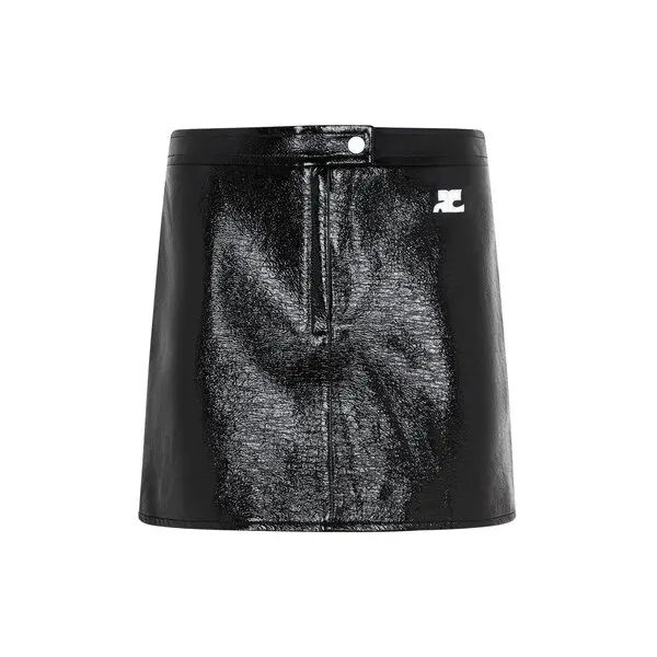 COURREGES Courrèges Vinyl Mini Skirt