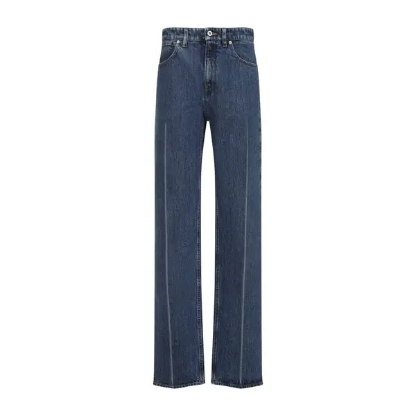 JIL SANDER 114 Treated Trousers - Blue