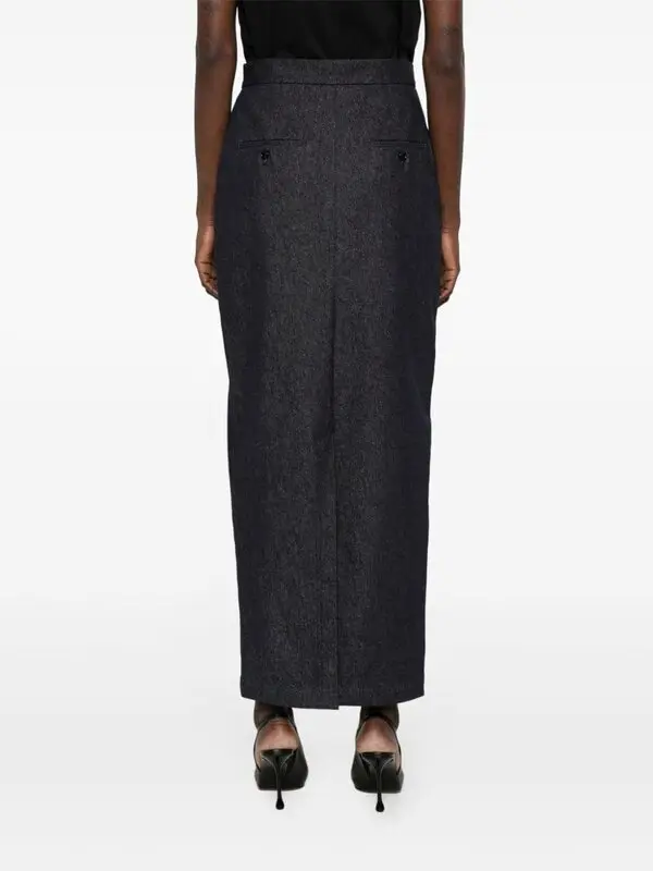 Max Mara Cotton Long Skirt - Multicolor