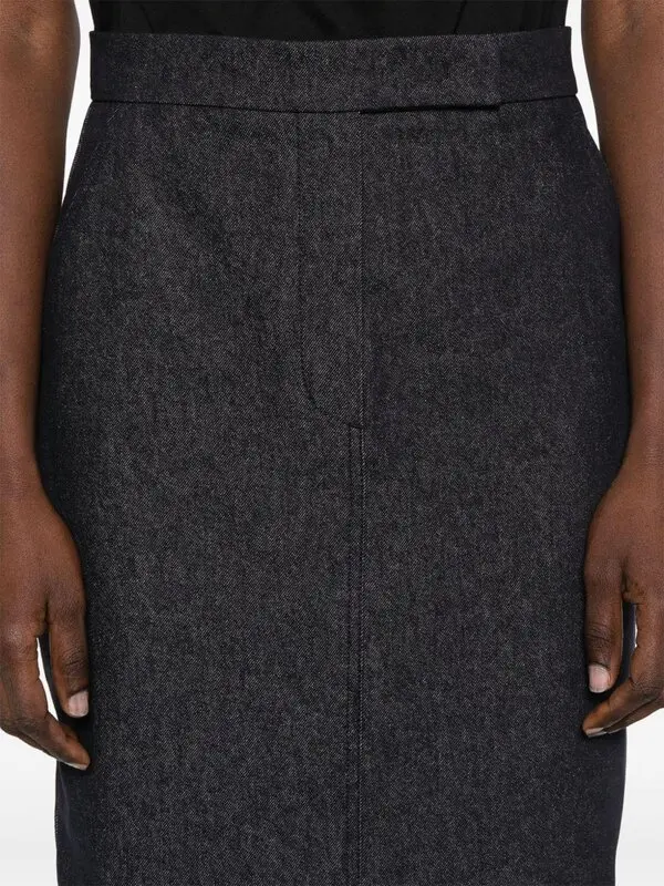 Max Mara Cotton Long Skirt - Multicolor