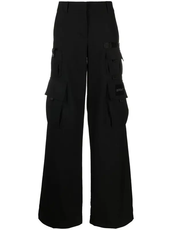 Off-White Cargo Trousers - Black