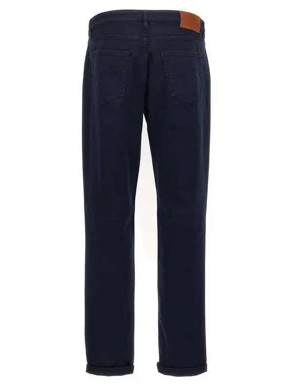 Brunello Cucinelli Traditional Fit Denim - Blue