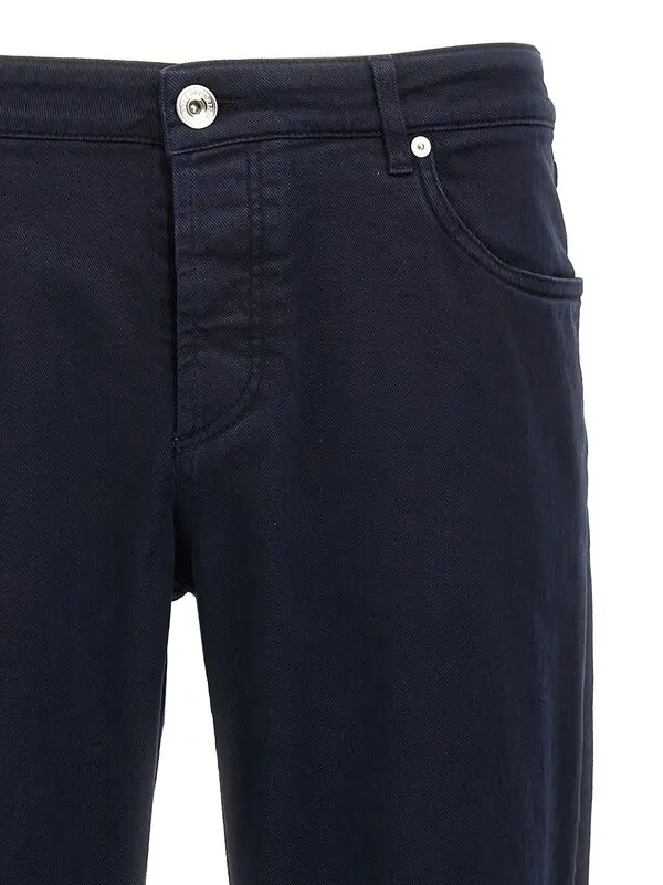 Brunello Cucinelli Traditional Fit Denim - Blue