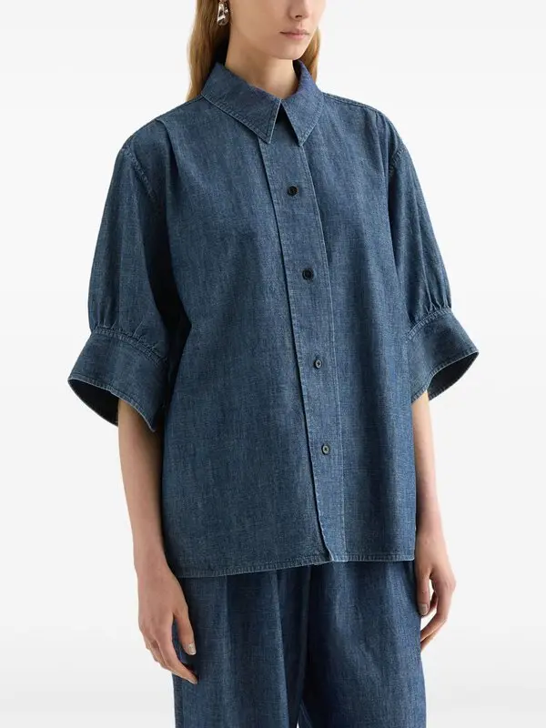 JIL SANDER Denim Cotton Shirt - Multicolor
