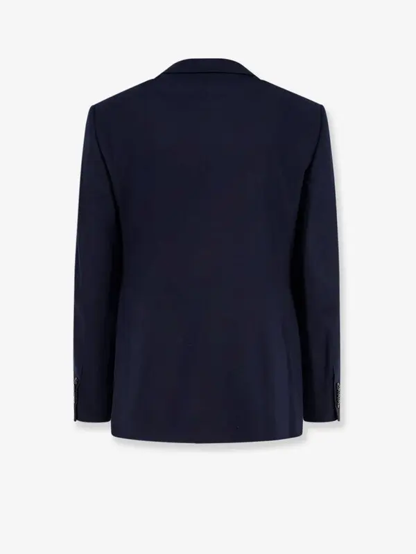 Giorgio Armani Soho Line Super 160's Virgin Wool Suit - Blue
