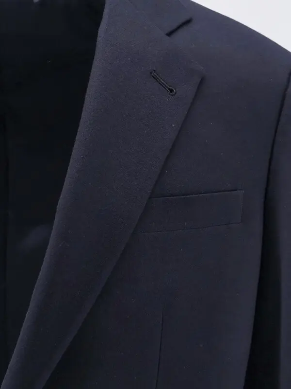 Giorgio Armani Soho Line Super 160's Virgin Wool Suit - Blue