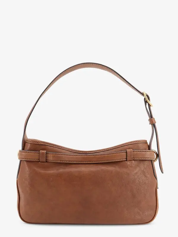 Miu Miu Aventure Leather Bag With Embossed Front Logo - Multicolor